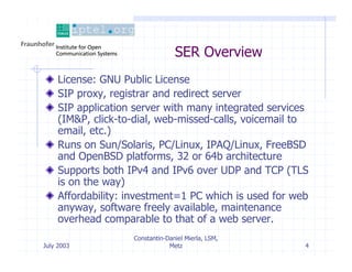 SER - SIP Express Router | PDF