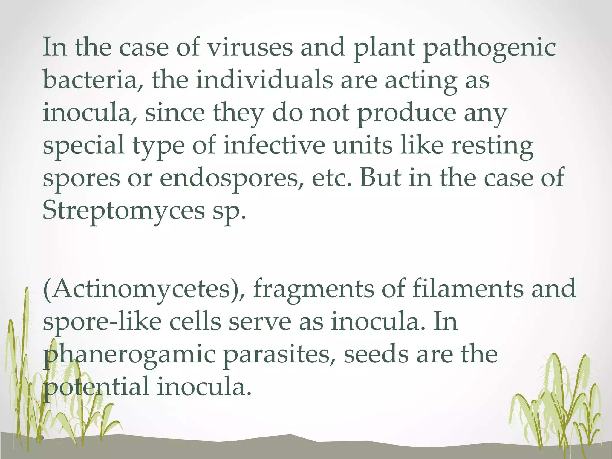 Survival and Mode of Spread of Plant Pathogens | PPTX