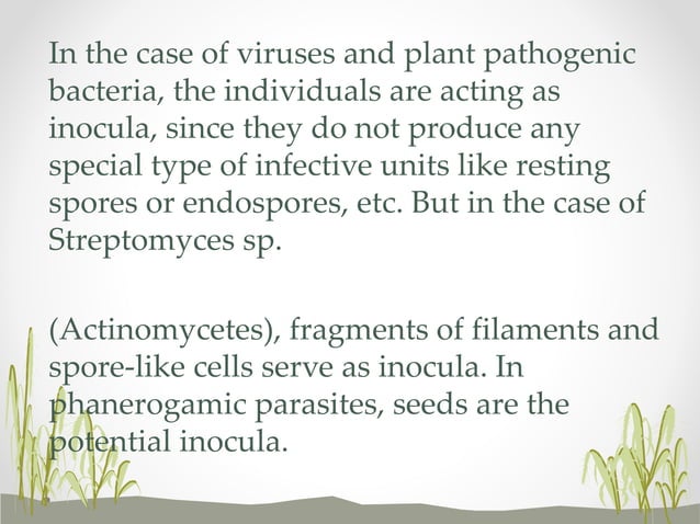 Survival and Mode of Spread of Plant Pathogens | PPTX