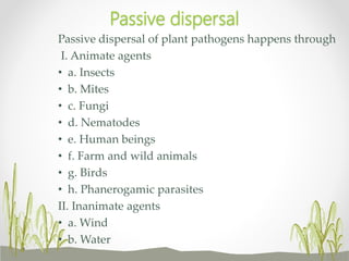 Survival and Mode of Spread of Plant Pathogens | PPTX