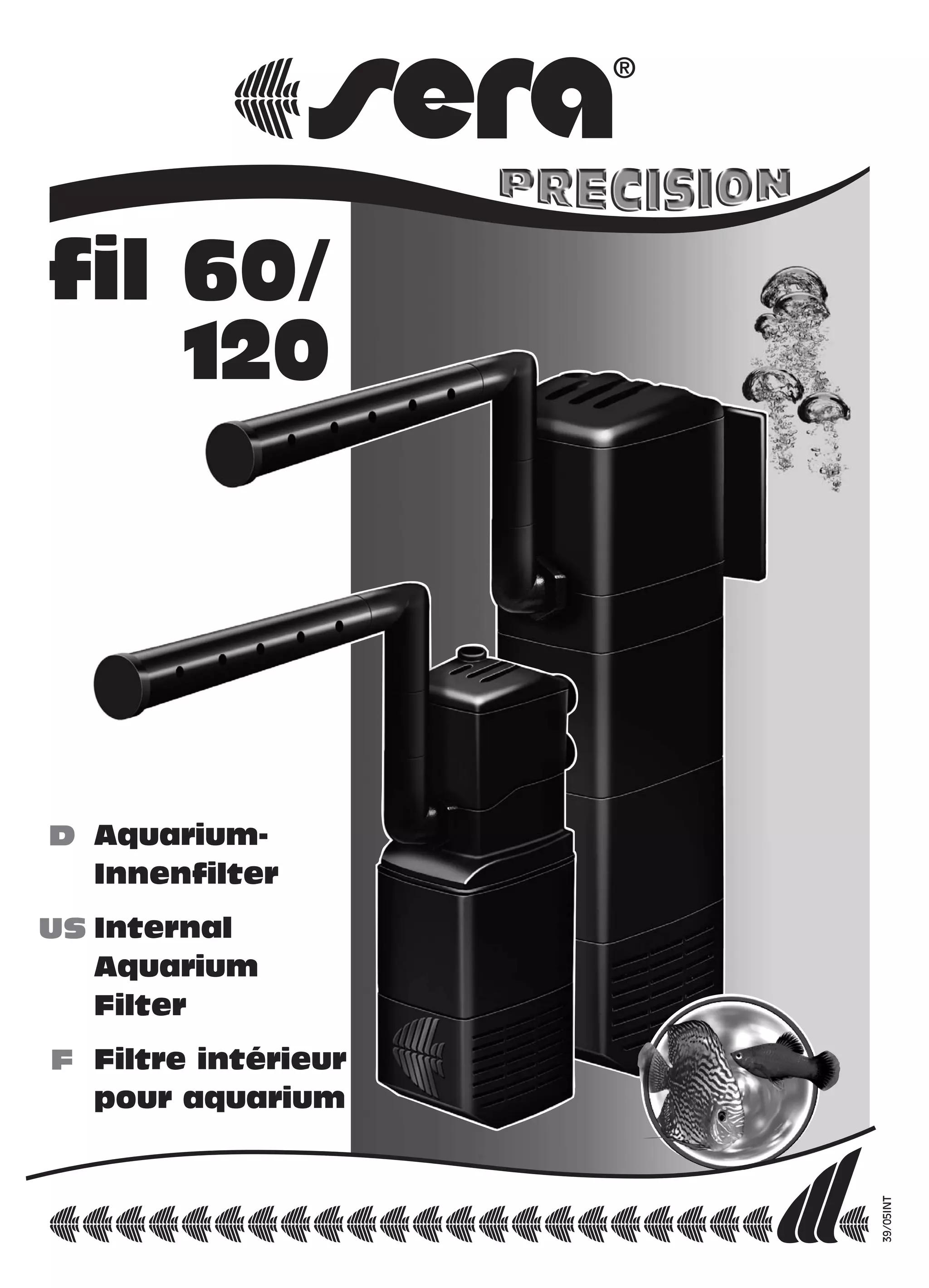 Sera FIL 120 manual filtro acuario | PDF