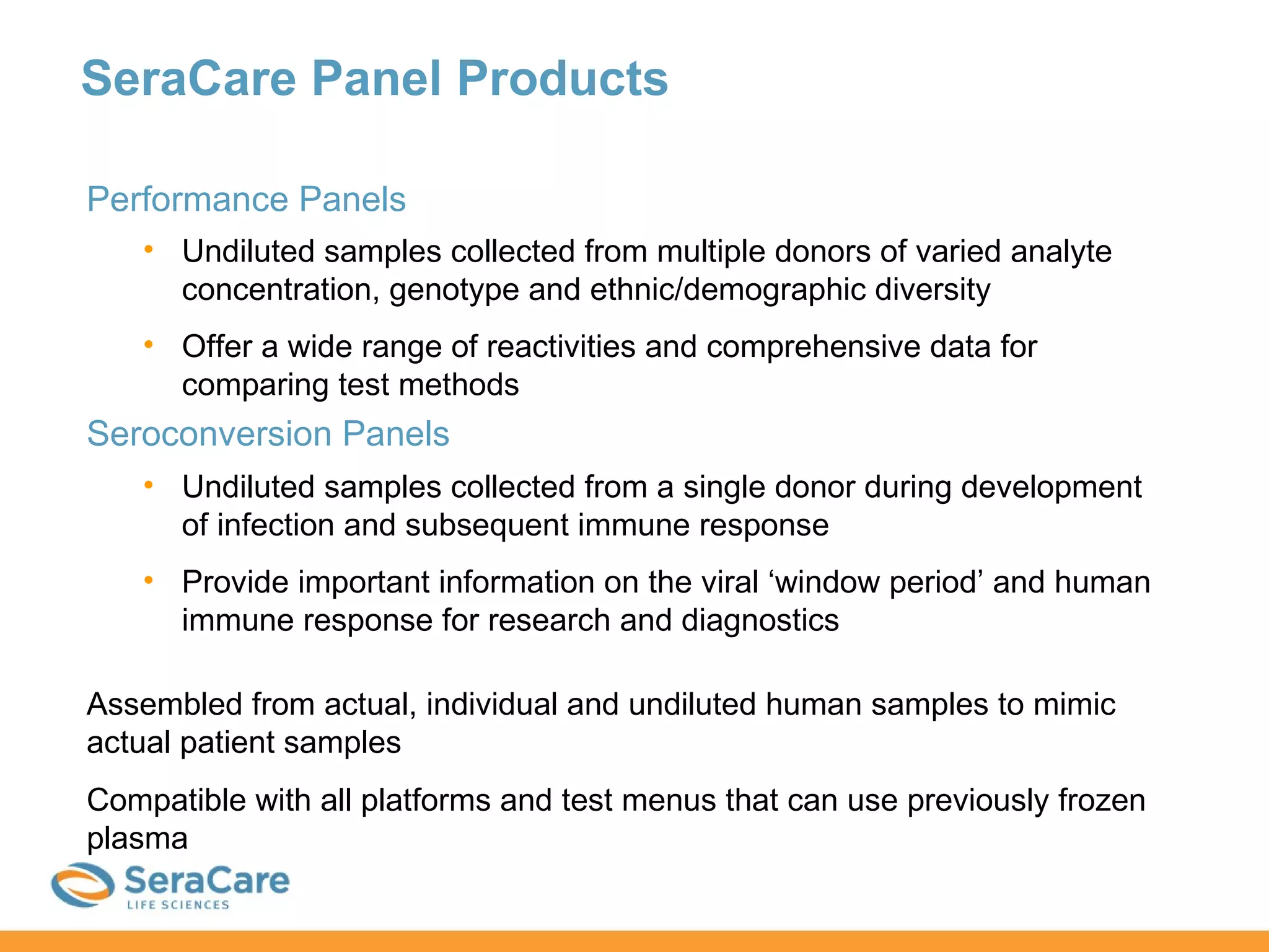SeraCare Capabilities Overview | PPS