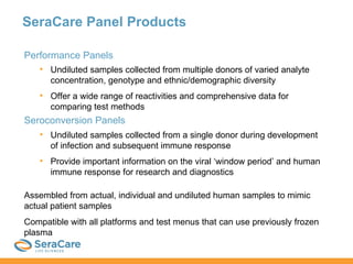 SeraCare Capabilities Overview | PPS