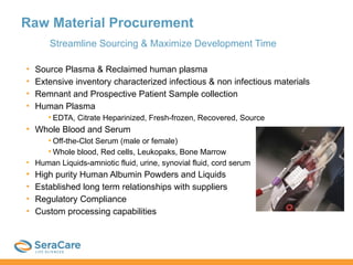 SeraCare Capabilities Overview | PPS