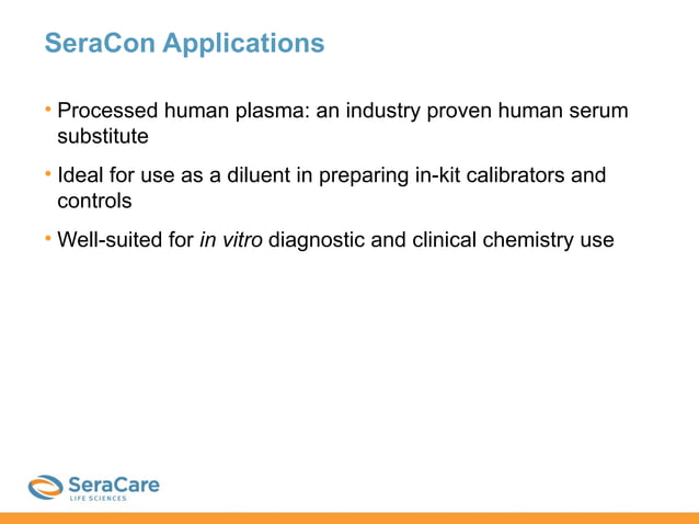 SeraCare Capabilities Overview | PPS