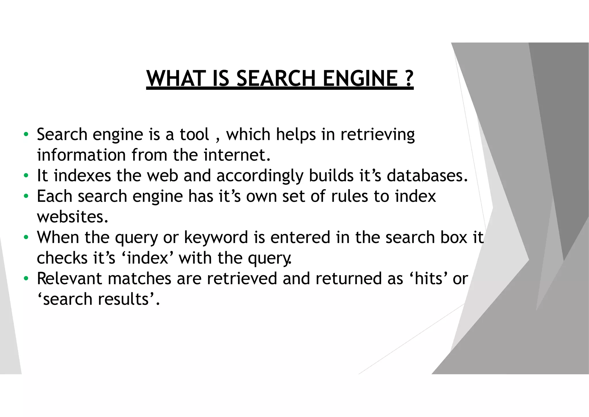 Serach engine | PPTX