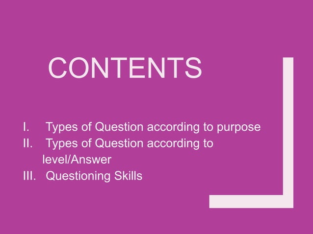 Effective Questioning and Reacting techniques | PPTX
