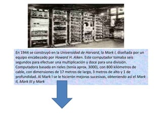 Istoria de La computadora | PPTX