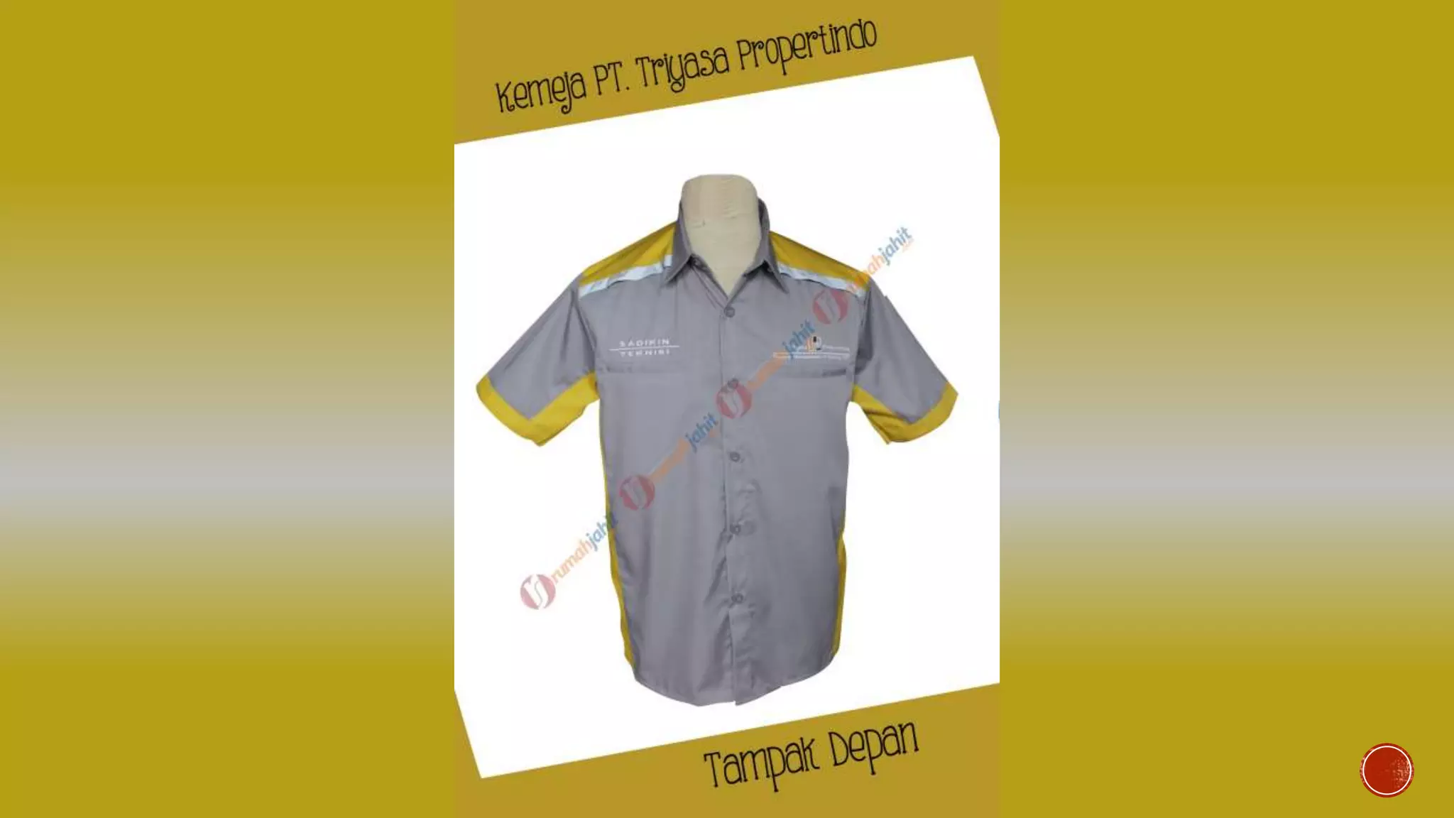 Seragam kerja pt. triyasa propertindo | PPTX