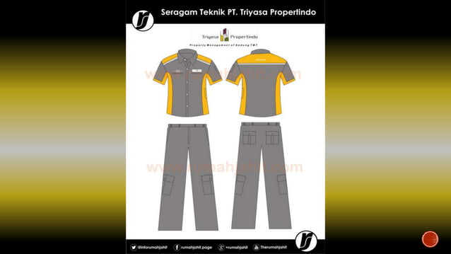 Seragam kerja pt. triyasa propertindo | PPTX