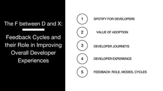 Feedback cycles and their role in improving overall developer ...