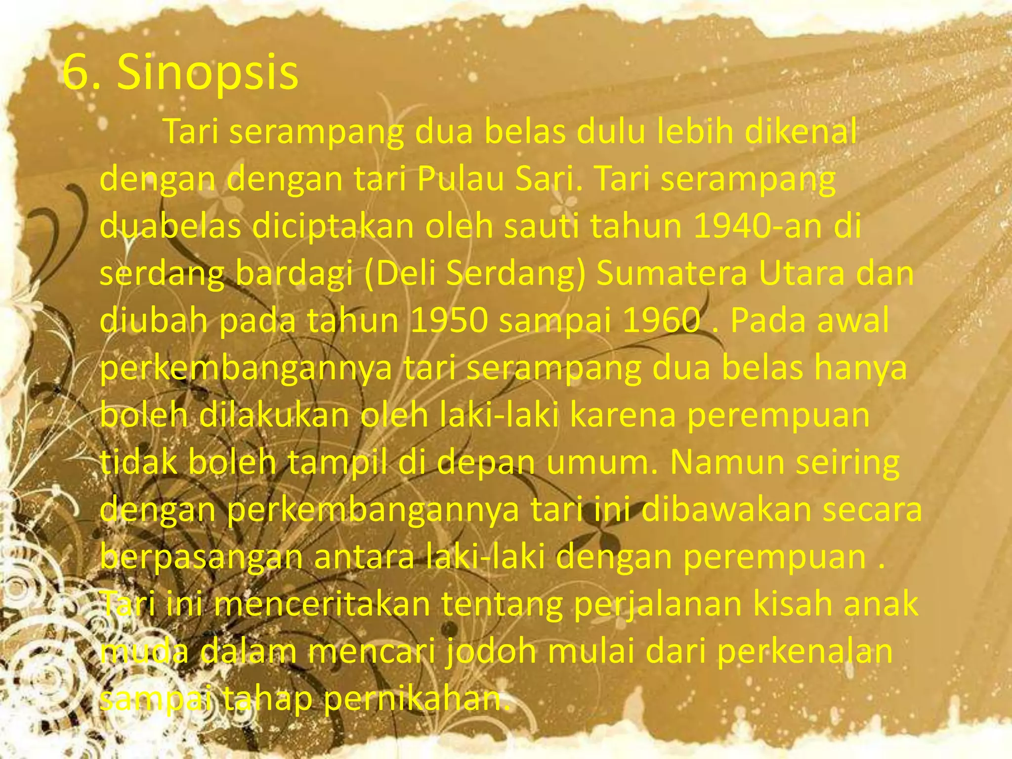 Tari Serampang 12 (powerpoint XI IPA4) | PPTX