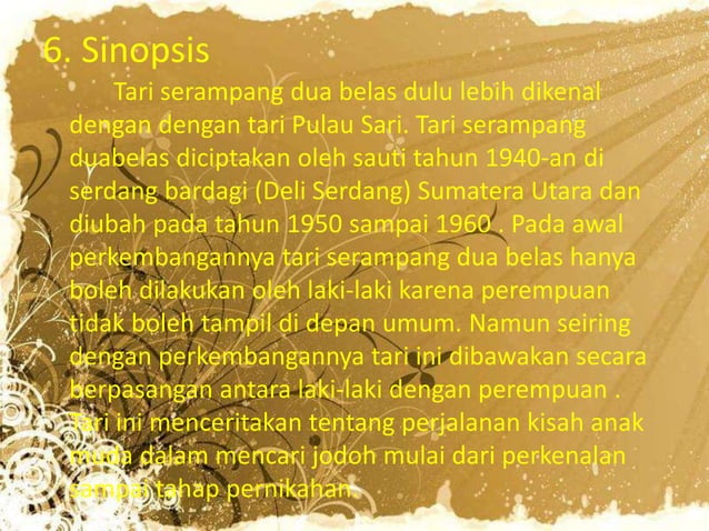 Tari Serampang 12 (powerpoint XI IPA4) | PPTX