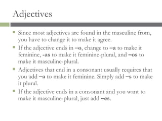 Ser and adjectives | PPT