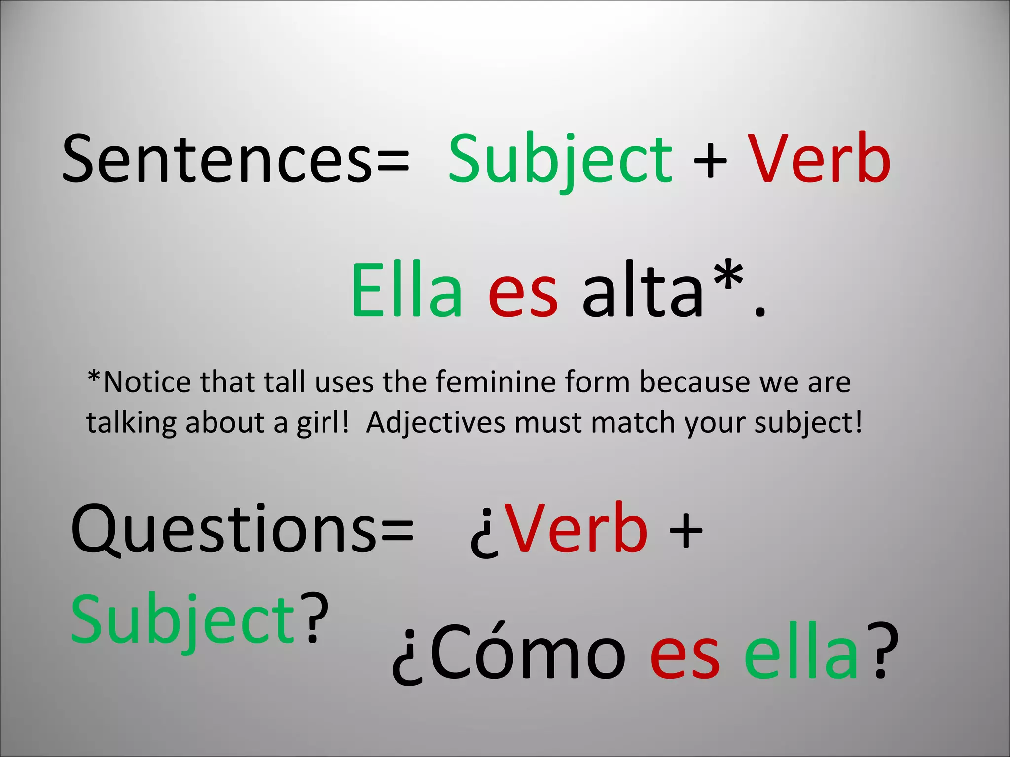 Ser and pronouns spanish | PPT