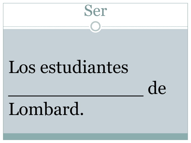 Ser and subject pronouns practice | PPTX