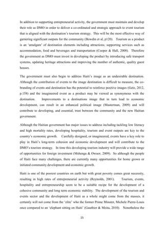 Events and Tourism: The role of (Imagineering) Events in Local ...