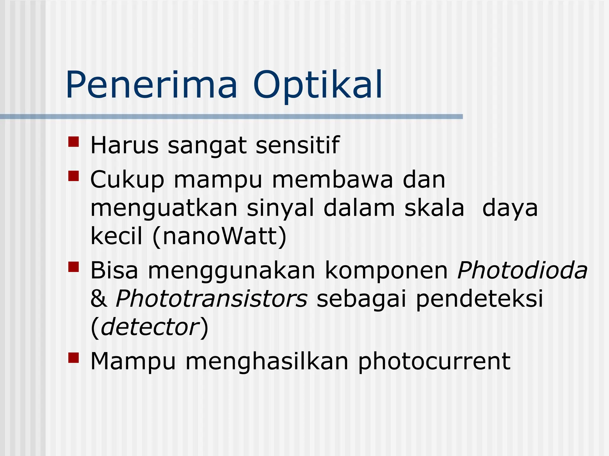 Serat Optik Serat Optik Serat Optik Serat Optik | PPT