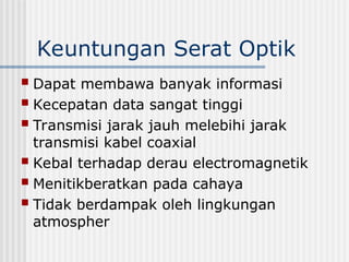 Serat Optik Serat Optik Serat Optik Serat Optik | PPT
