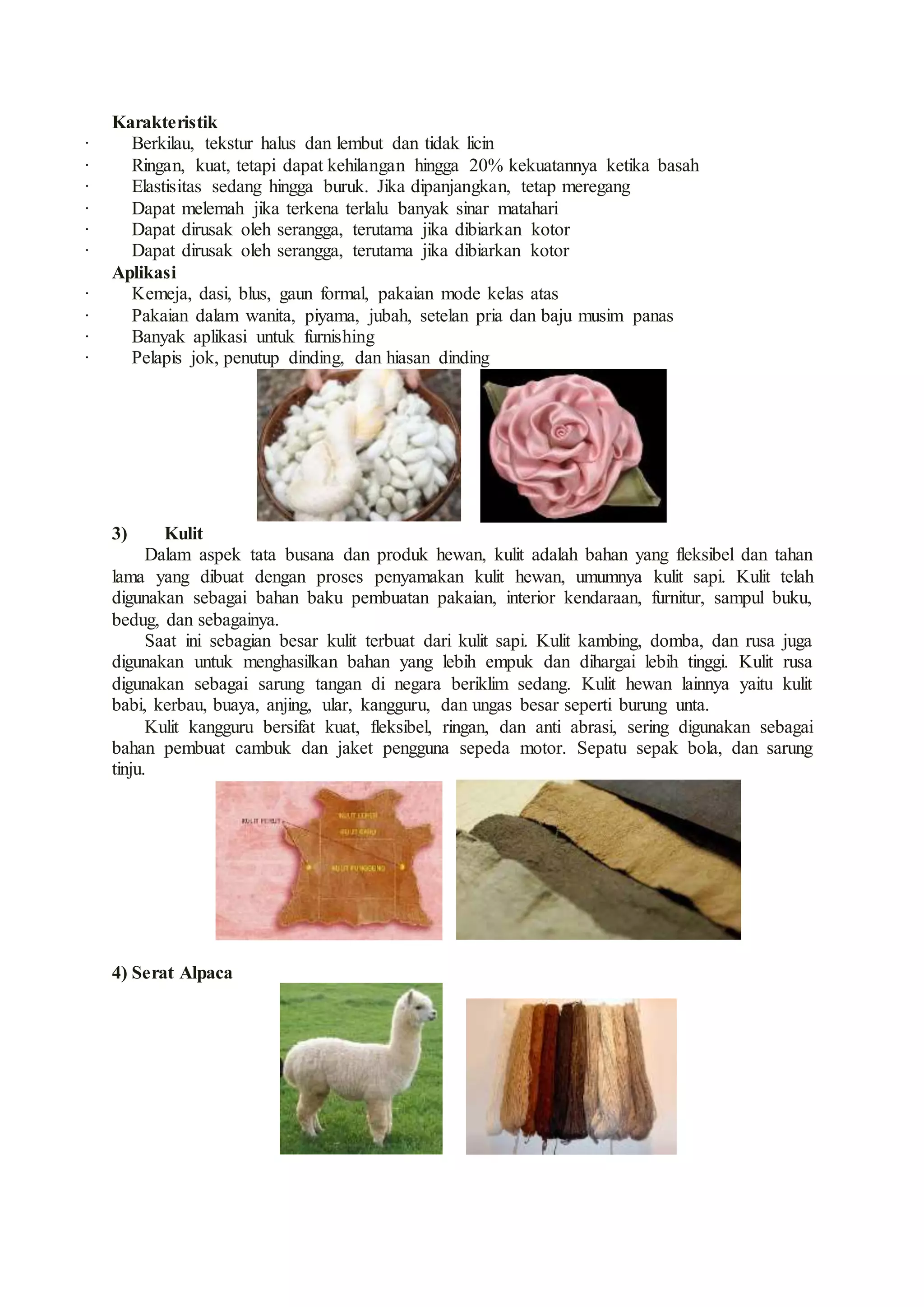Serat tumbuhan dan hewan | DOCX
