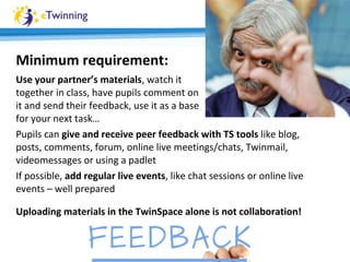 eTwinning as a support instrument for interactive teaching | PPT