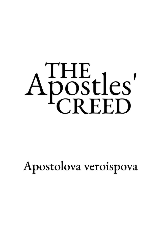Serbian (Latin) - The Apostles' Creed.pdf