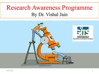 Research Awareness Programme (India) | PPTX