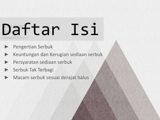 Serbuk ( Part 1 ) | PPTX