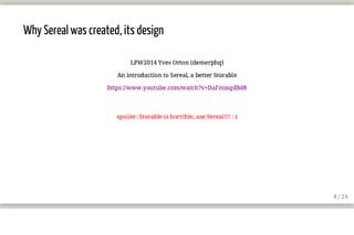 Sereal and its tooling | PDF