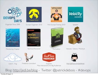 Serena DevOps Drive In - Patrick Debois Live on DevOps: 5 Years in, what does the future hold ...