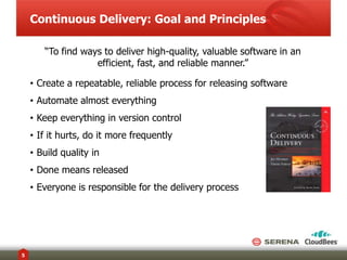 Continuous Delivery in the Enterprise, powered by Serena and CloudBees ...