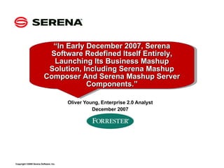 Serena Software | PPT