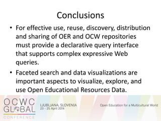 Serendipity: a platform to discover and visualize data from OER | PPT
