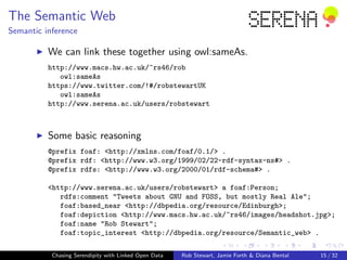 Serendipity in Linked Open Data | PPT