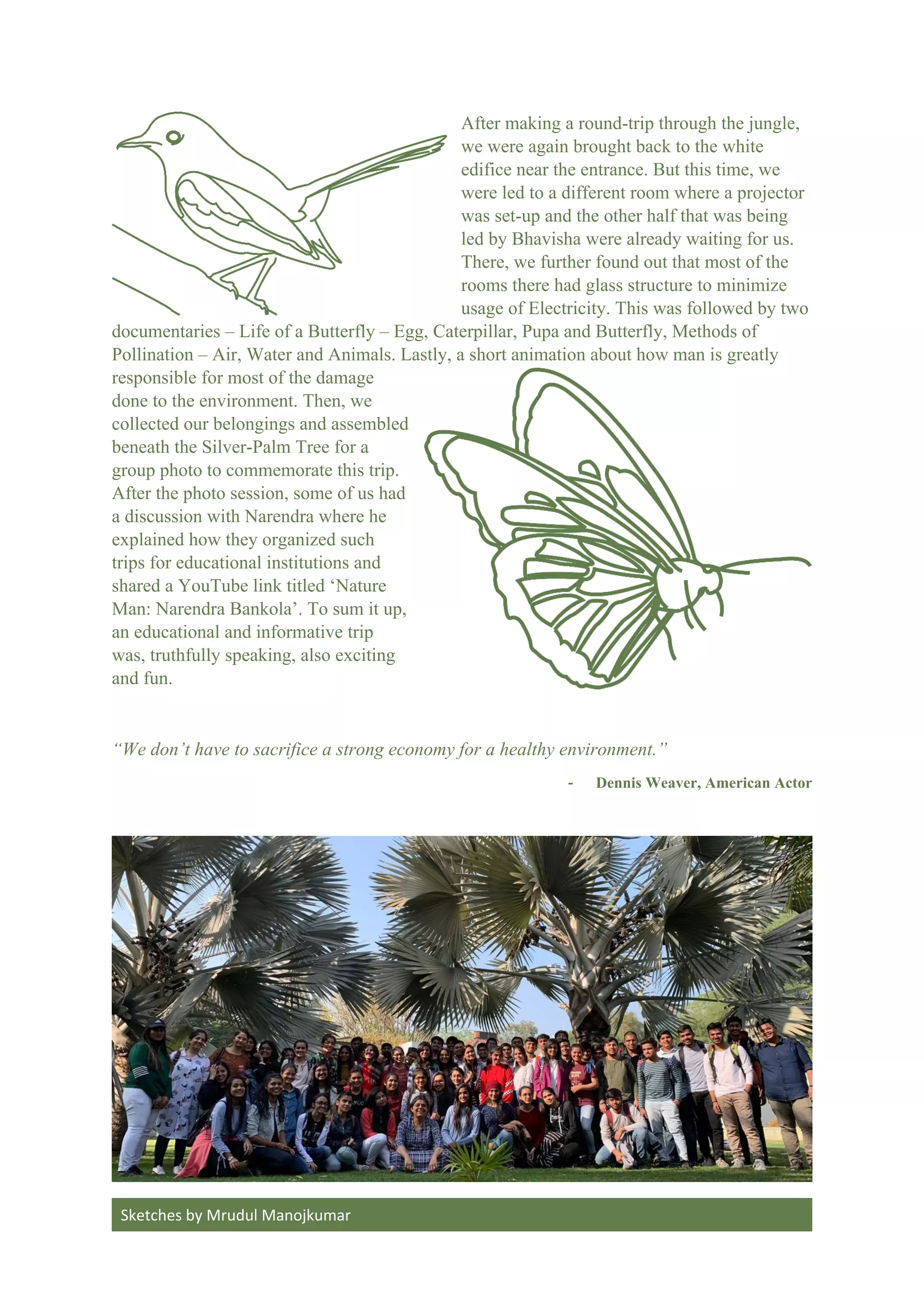 Visit to Serenity Library and Botanical Gardens | PDF