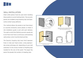 Moving Designs - Acoustic Wall Absorption Panels | PDF