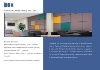 Moving Designs - Acoustic Wall Absorption Panels | PDF