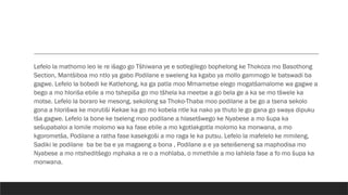 Sererwa sa Podilane Mankga ka sehlopha sa Ntepa | PPTX