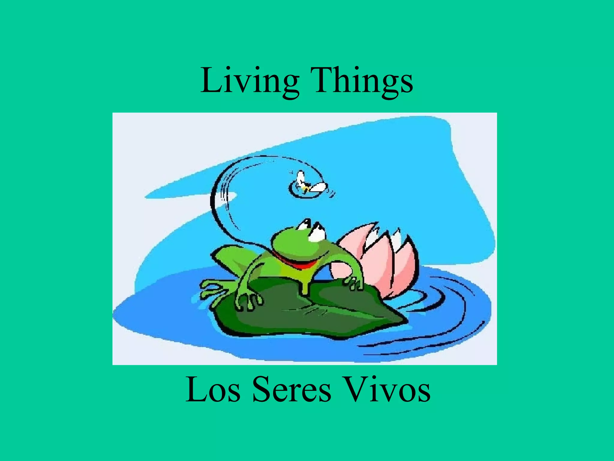 Living Things-Seres Vivos | PPT