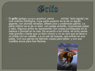 Seres de la mitologia griega | PPTX