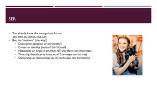 Ser, estar, hay | PDF