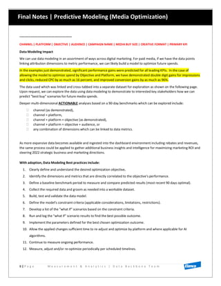 Predictive Data Model | PDF