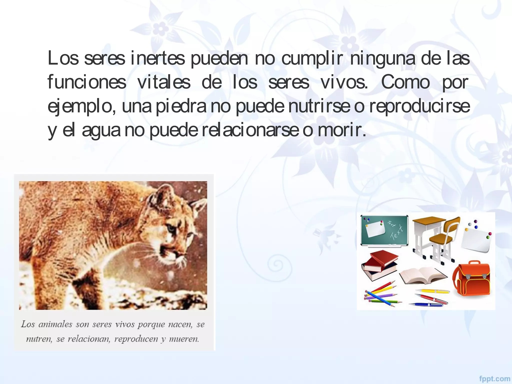 Seres vivos e inertes | PPT