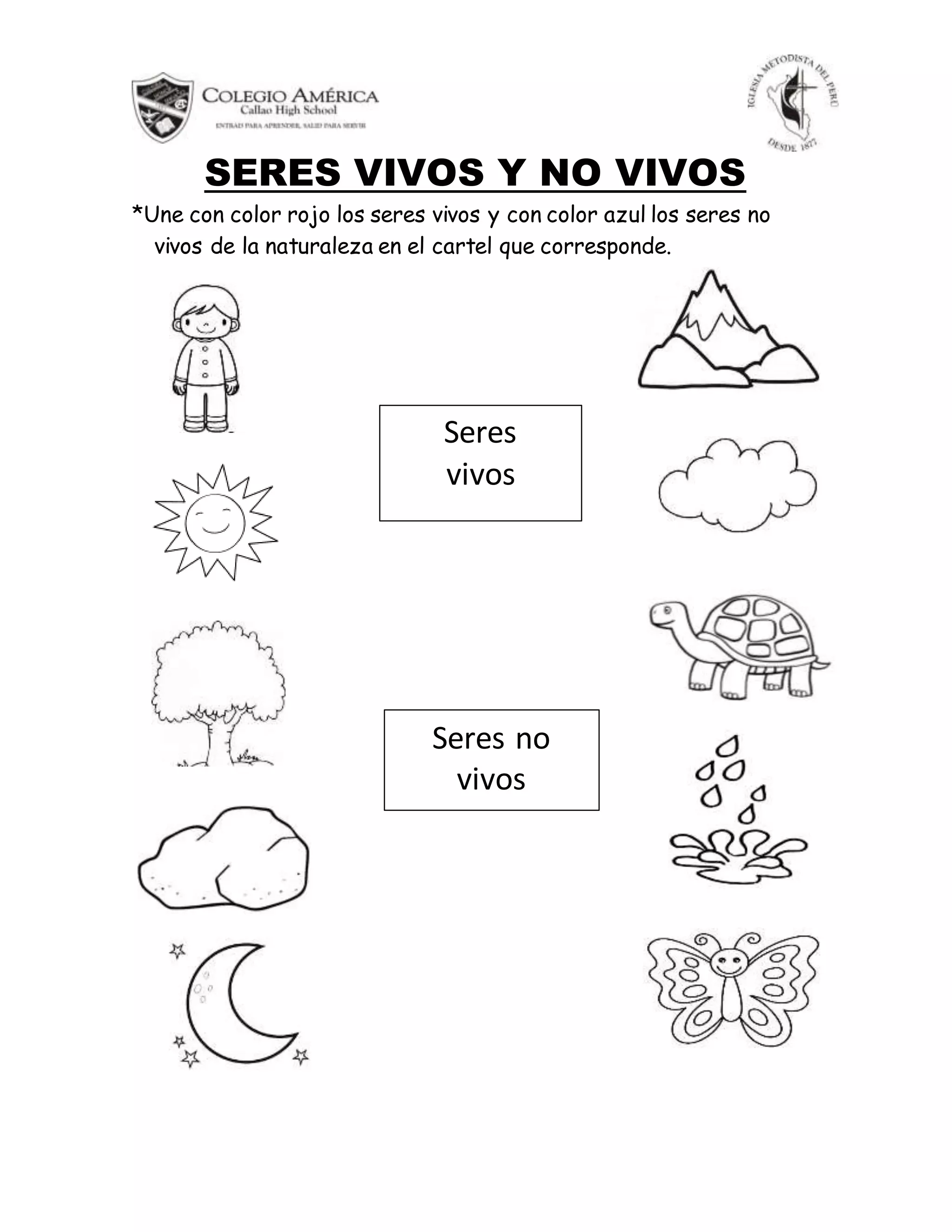 Seres vivos y no vivos - MARÍA CRISTINA DELGADO TORRES | DOCX