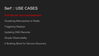Introduction to service discovery and self-organizing cluster ...