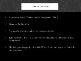 Police Sergeant promotional interview techniques | PPTX | Crime ...