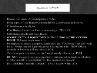Police Sergeant promotional interview techniques | PPTX