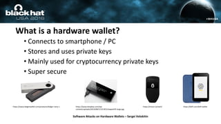 Software Attacks on Hardware Wallets | PDF