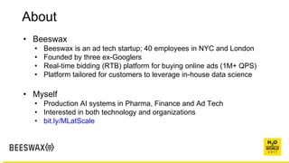 Design Patterns for Machine Learning in Production - Sergei Izrailev, Chief Data Scientist ...