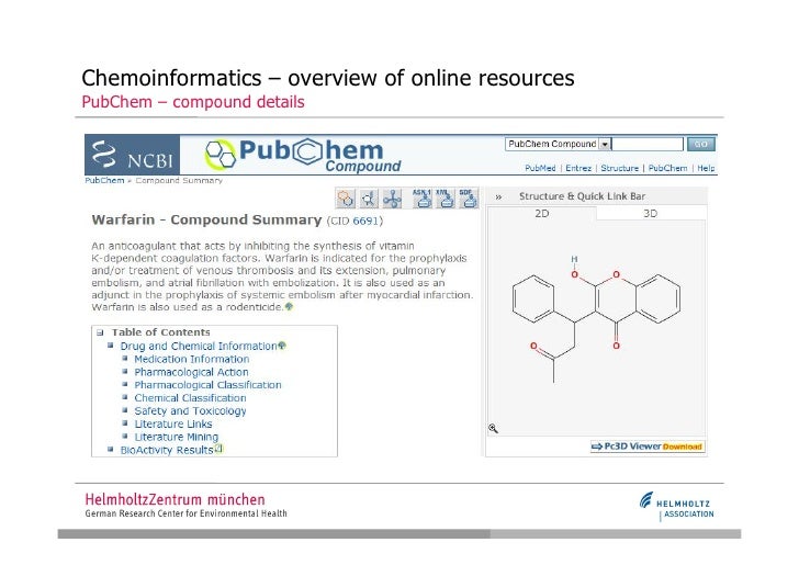 Online Chemical Database with Modelling Environment